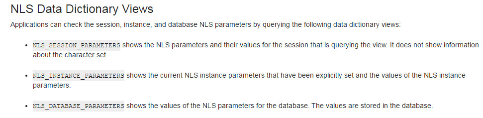 Oracle字符集检查和修改 - Suncle